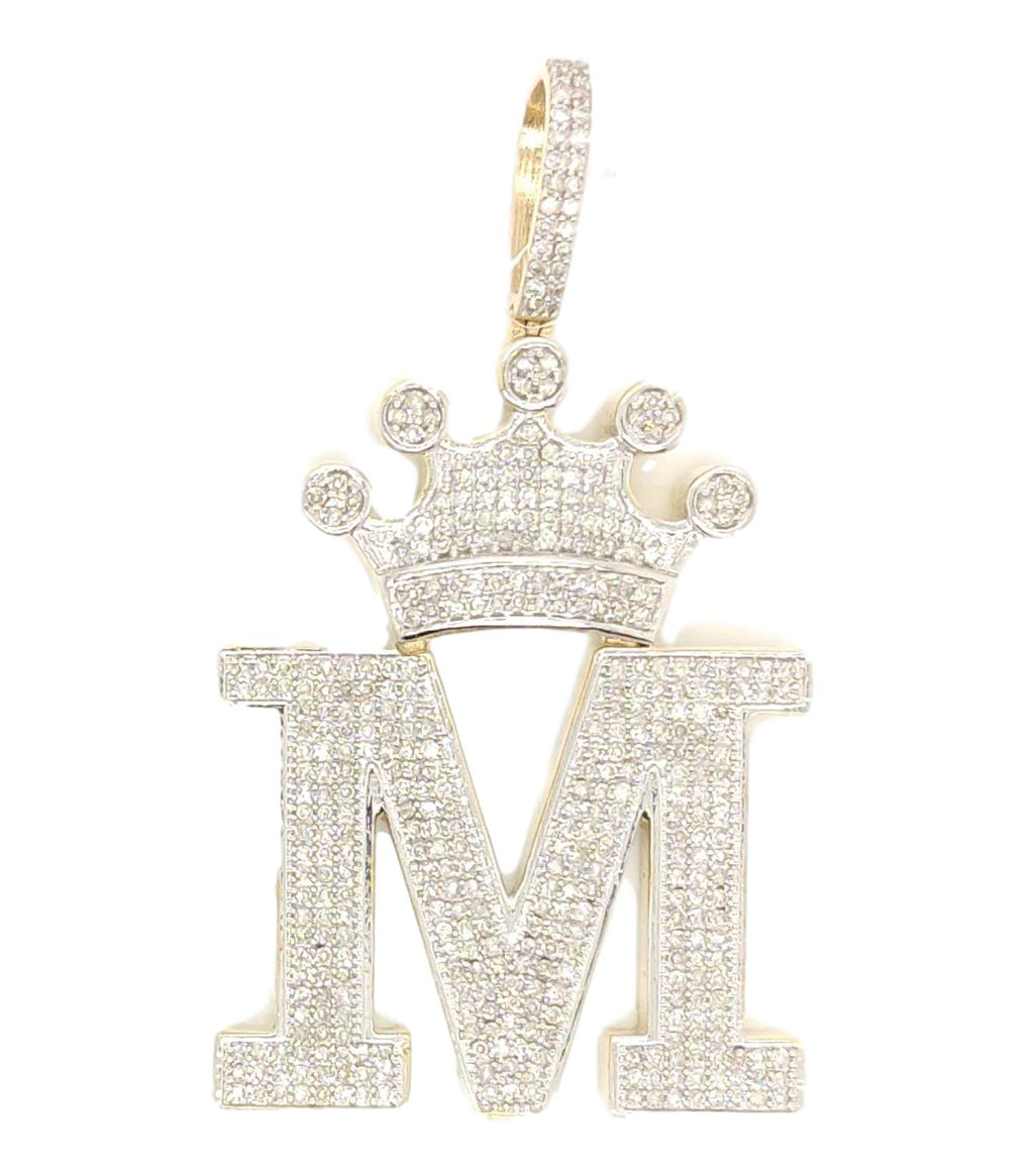 M Letter In Diamond